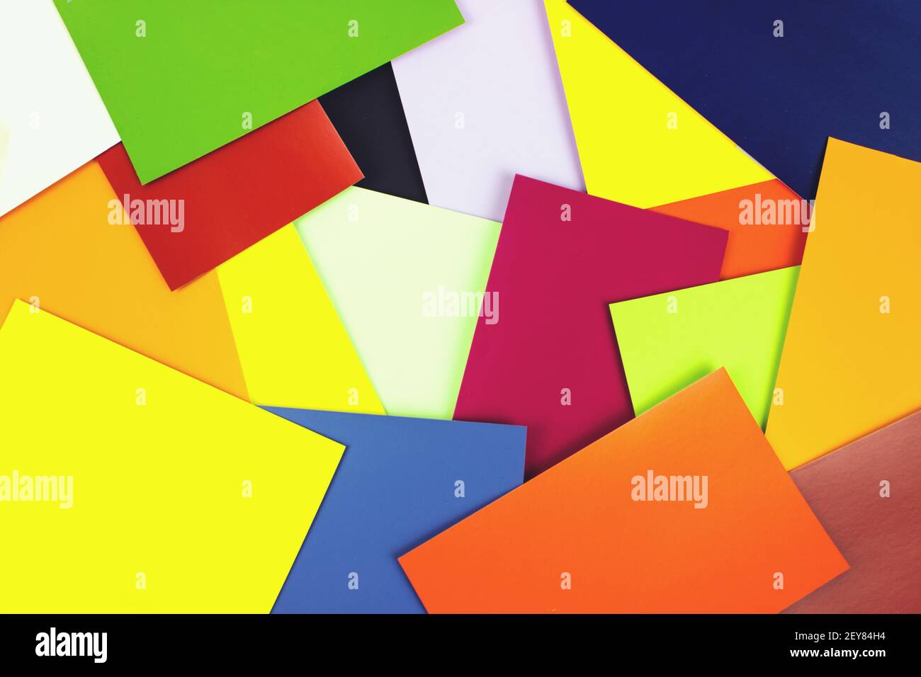 Color card palette, design background. Guide of paint samples Stock ...