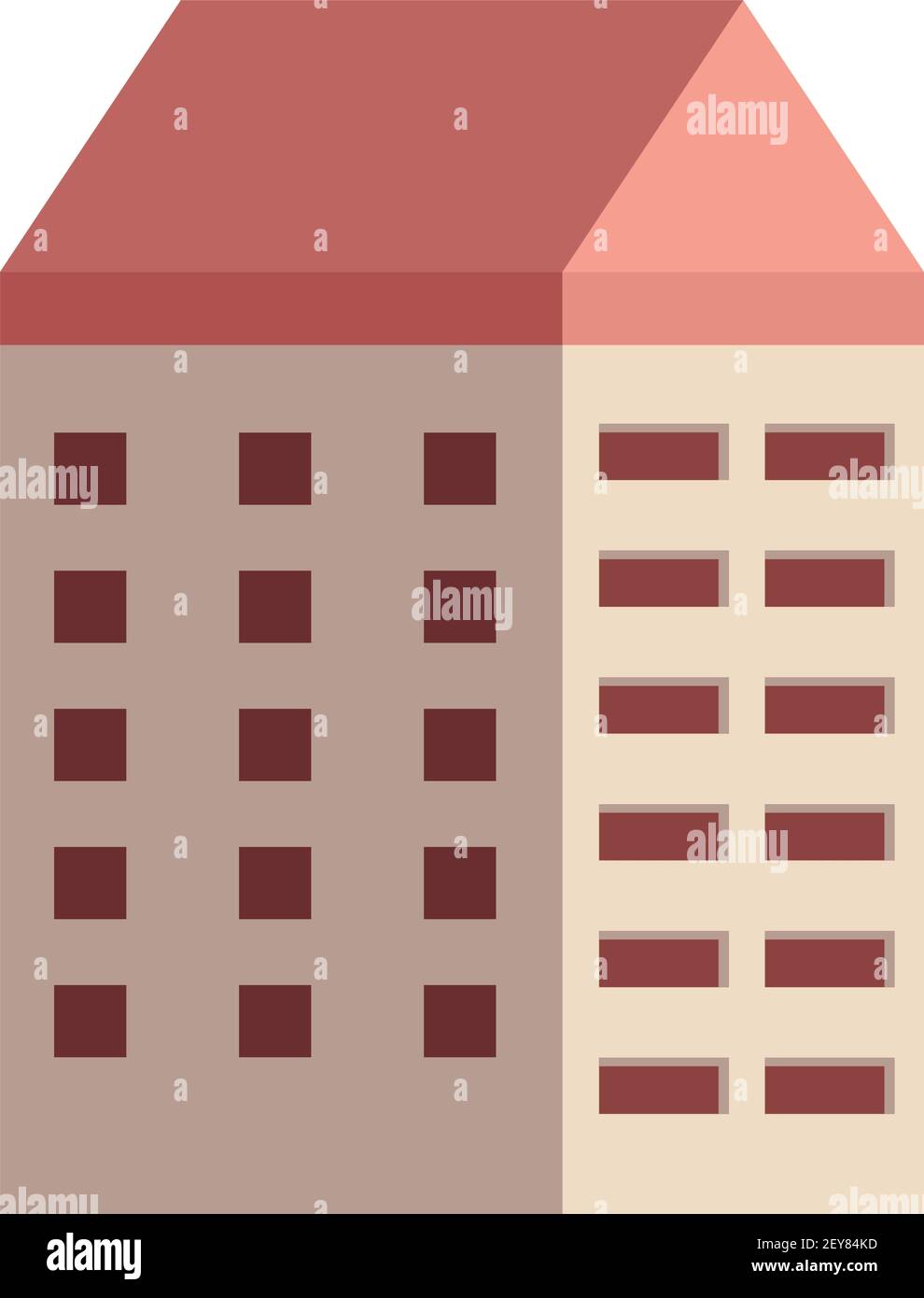 five story building Stock Vector Image & Art - Alamy