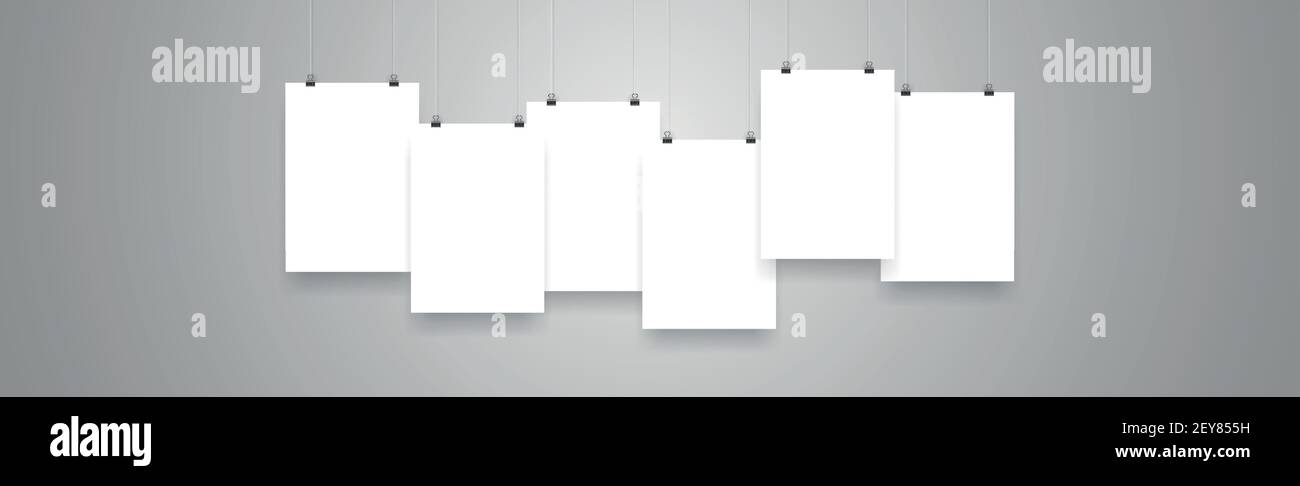 Big White Banner Background Template - illustration Stock Vector Image ...