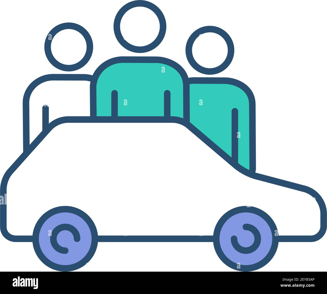 Carsharing line icon car Stock Vector Images - Alamy