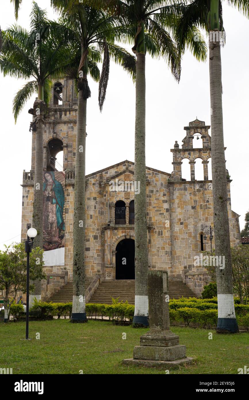 the Guadalupe church, Santander, Colombia Stock Photo - Alamy