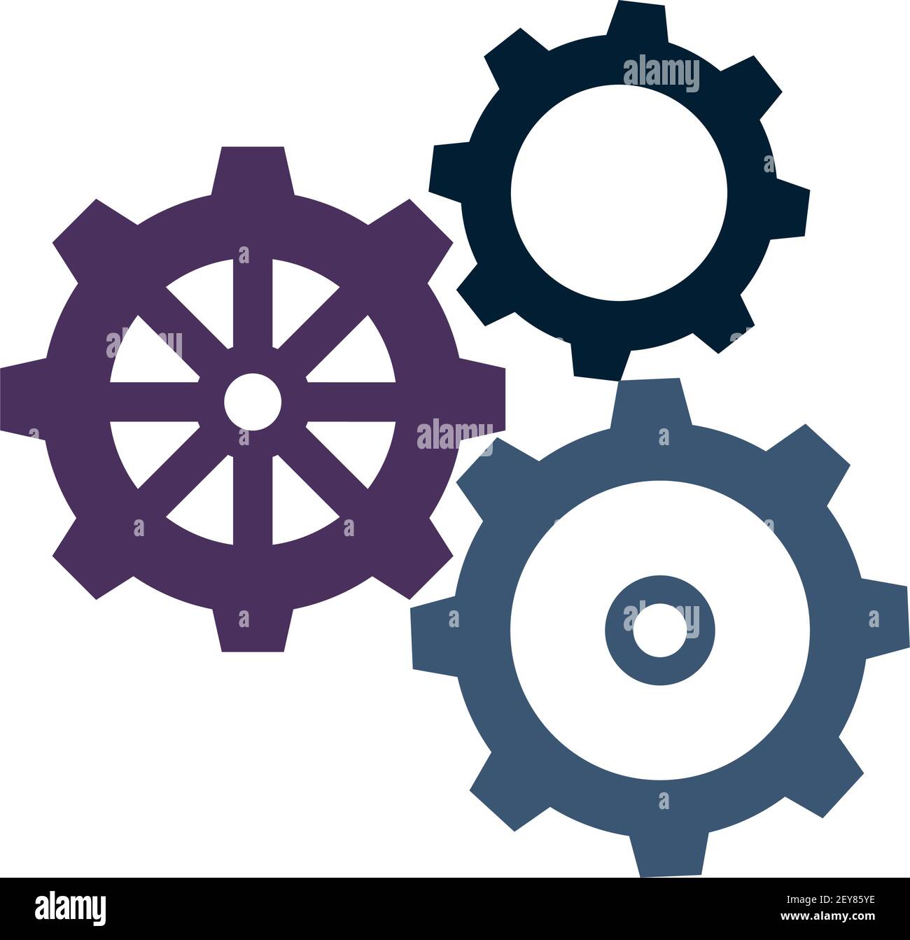Gears settings setup hi-res stock photography and images - Alamy