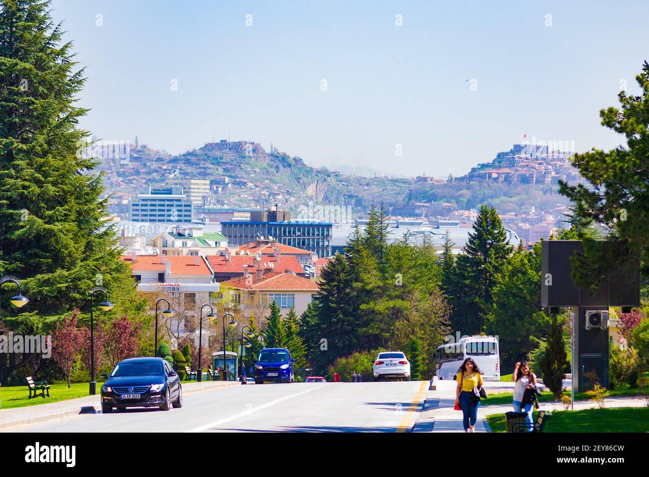 Scenic view of Ankara, Turkey’s cosmopolitan capital in central ...