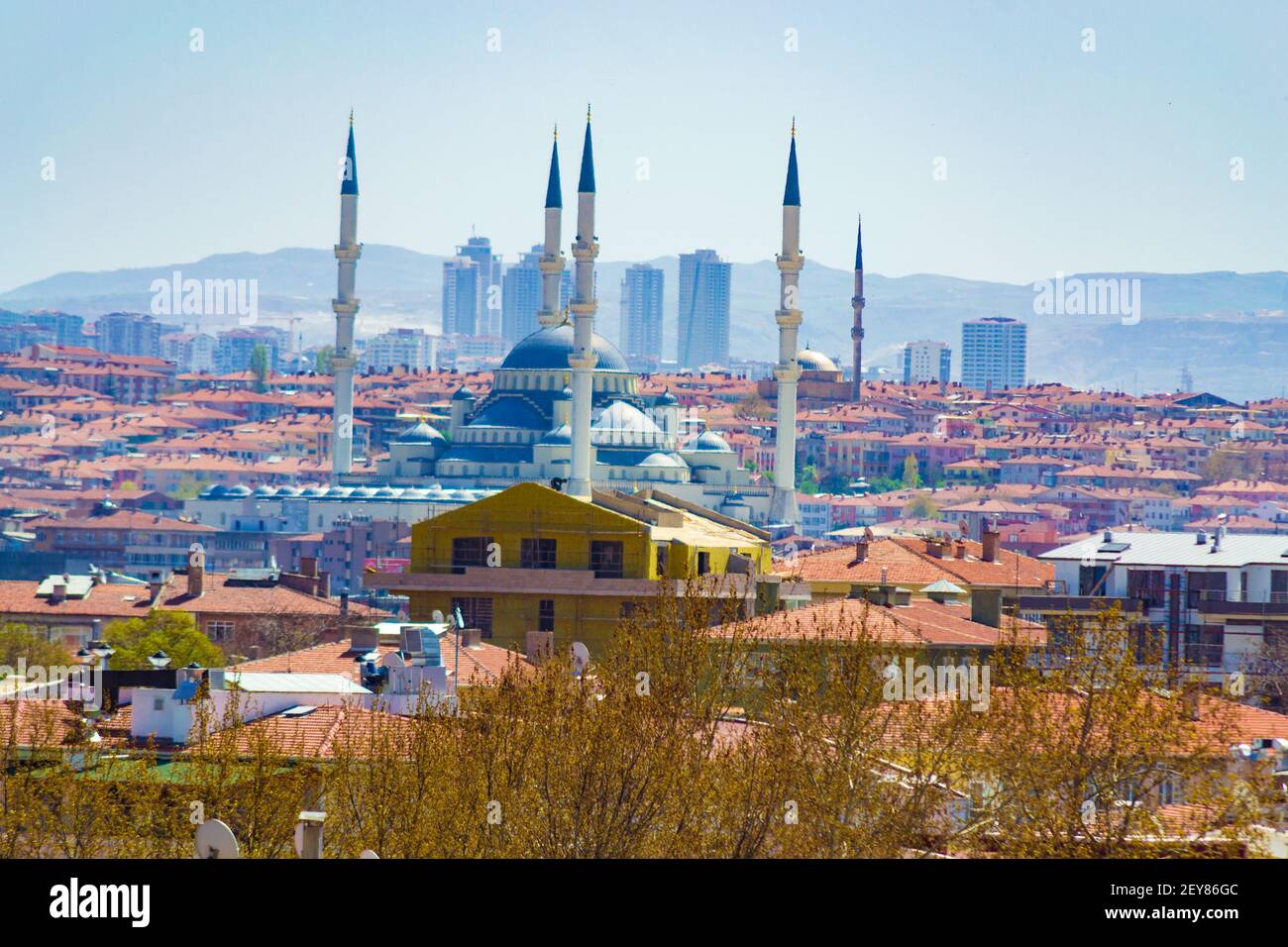 Scenic view of Ankara, Turkey’s cosmopolitan capital in central ...