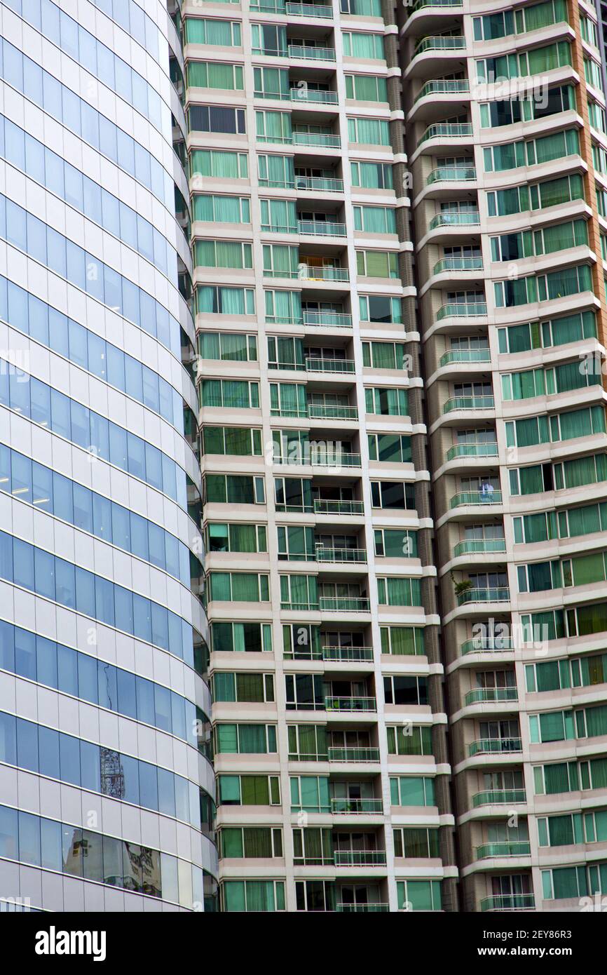 Thailand in bangkok office district palaces the modern building Stock ...