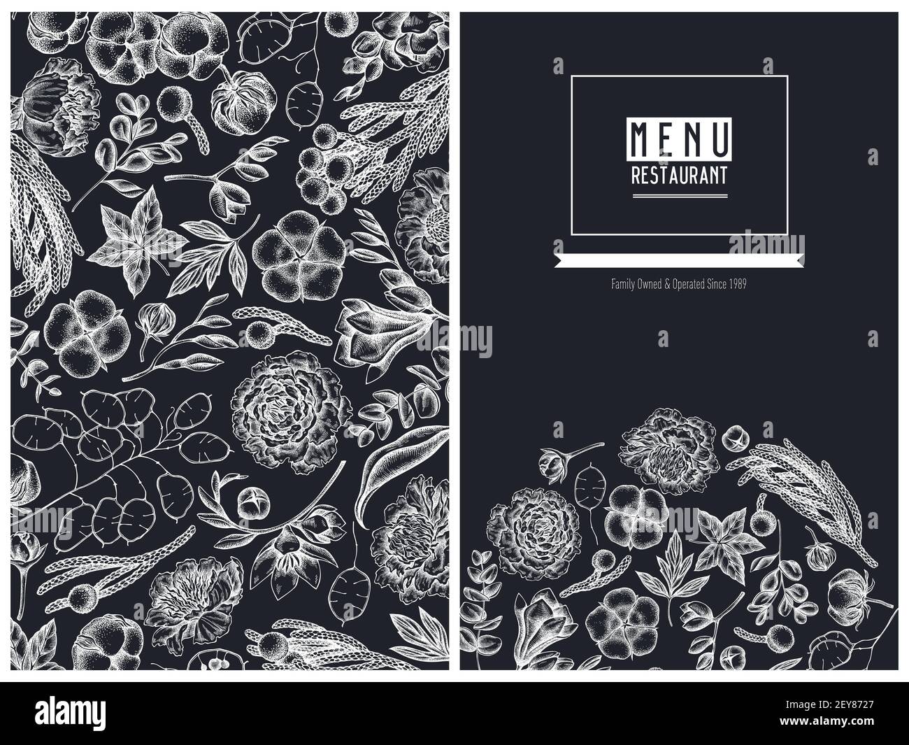 Eucalyptus restaurant Stock Vector Images - Alamy