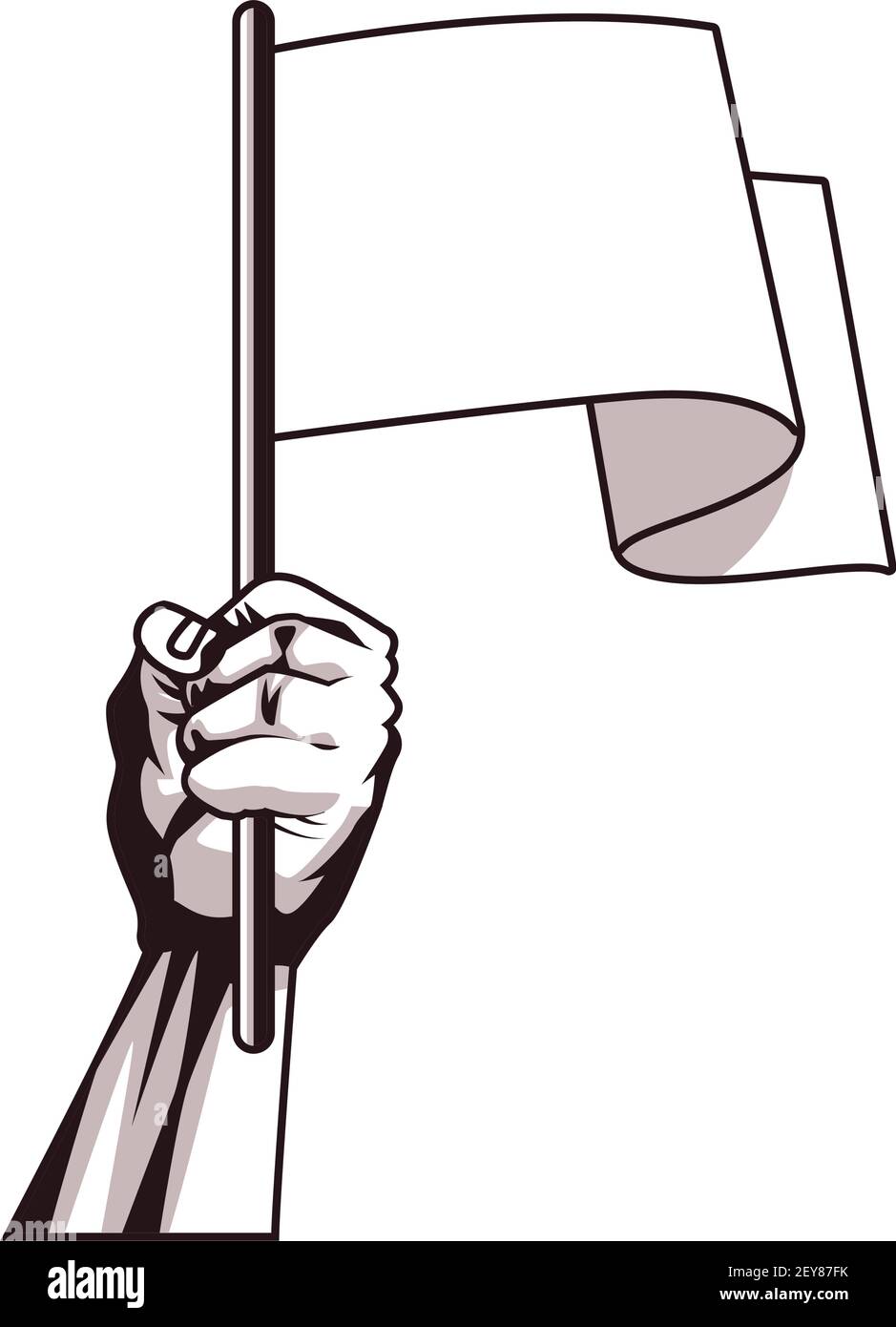 Hand gesture victory flag Cut Out Stock Images & Pictures - Alamy