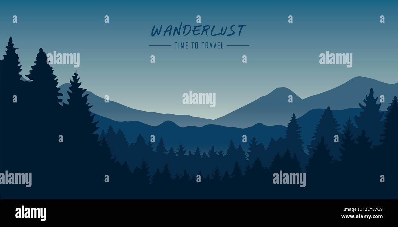 Wanderlust illustration vector hi-res stock photography and images - Alamy