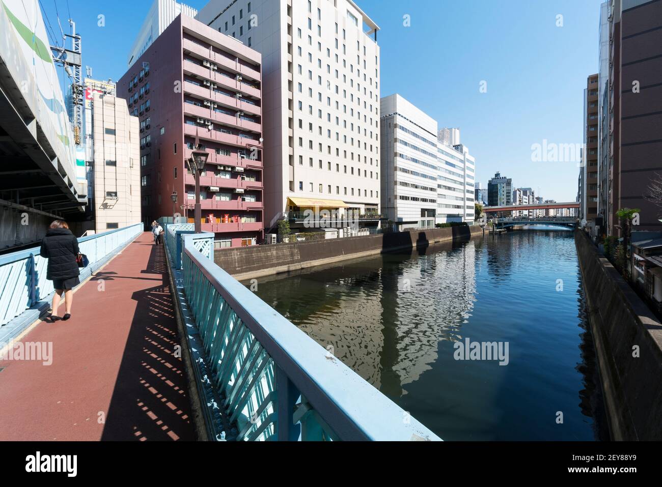 Kanda Freaibashi Bridge over the Kanda River at Akihabara Tokyo Stock ...