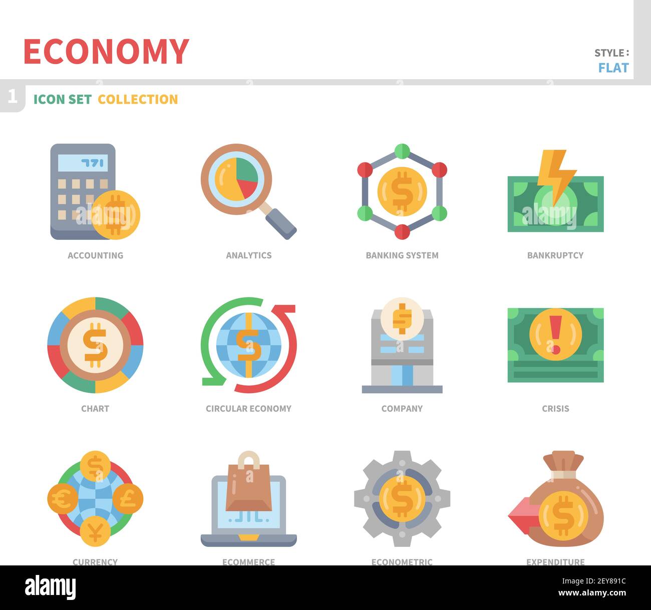 Economy vector vectors hi-res stock photography and images - Alamy