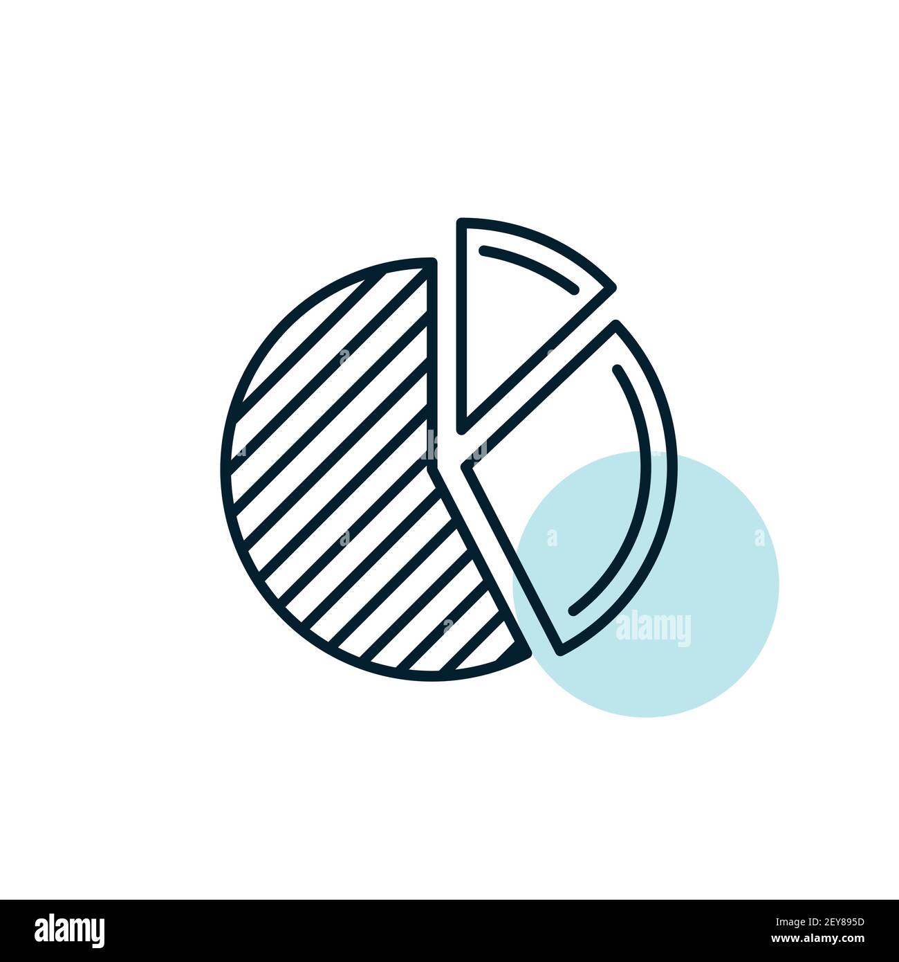 Pie Chart icon vector. Finances sign. Graph symbol for your web site ...