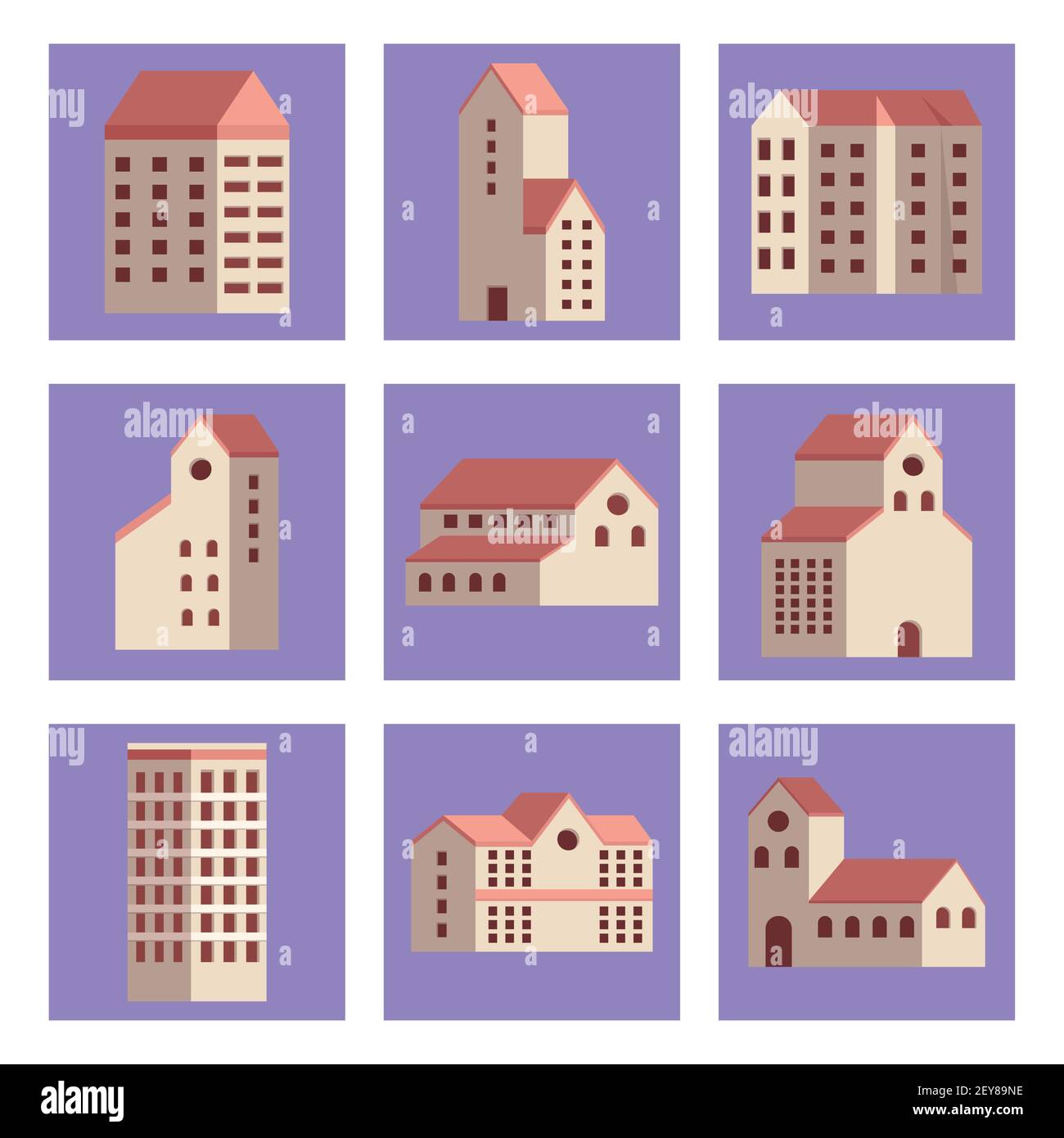 Buildings number Cut Out Stock Images & Pictures - Alamy