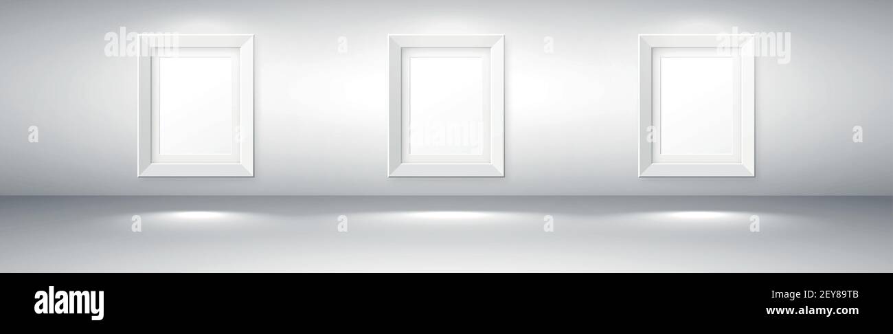 Big White Banner Background Template - illustration Stock Vector Image ...