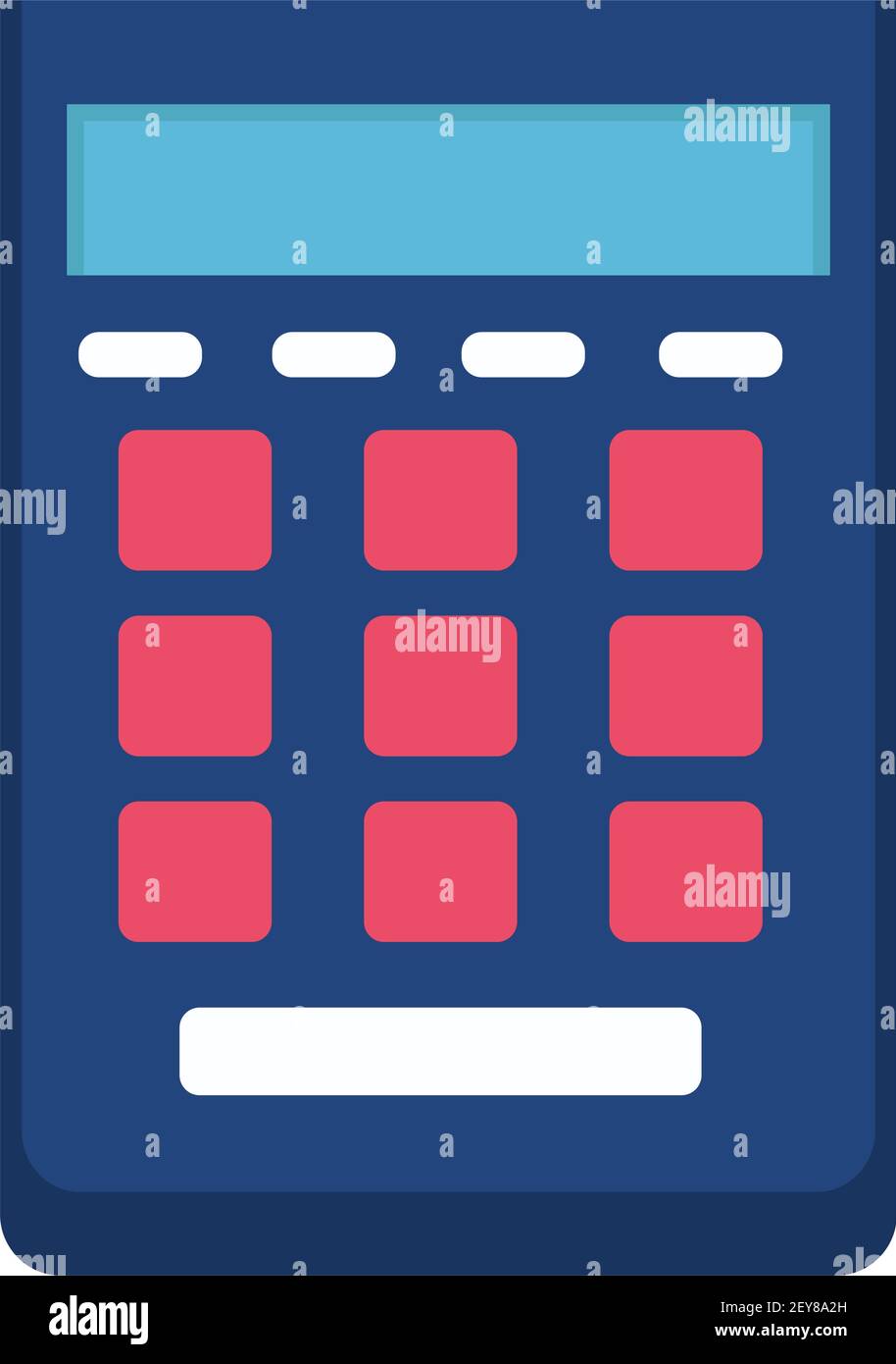 calculator math device Stock Vector Image & Art - Alamy