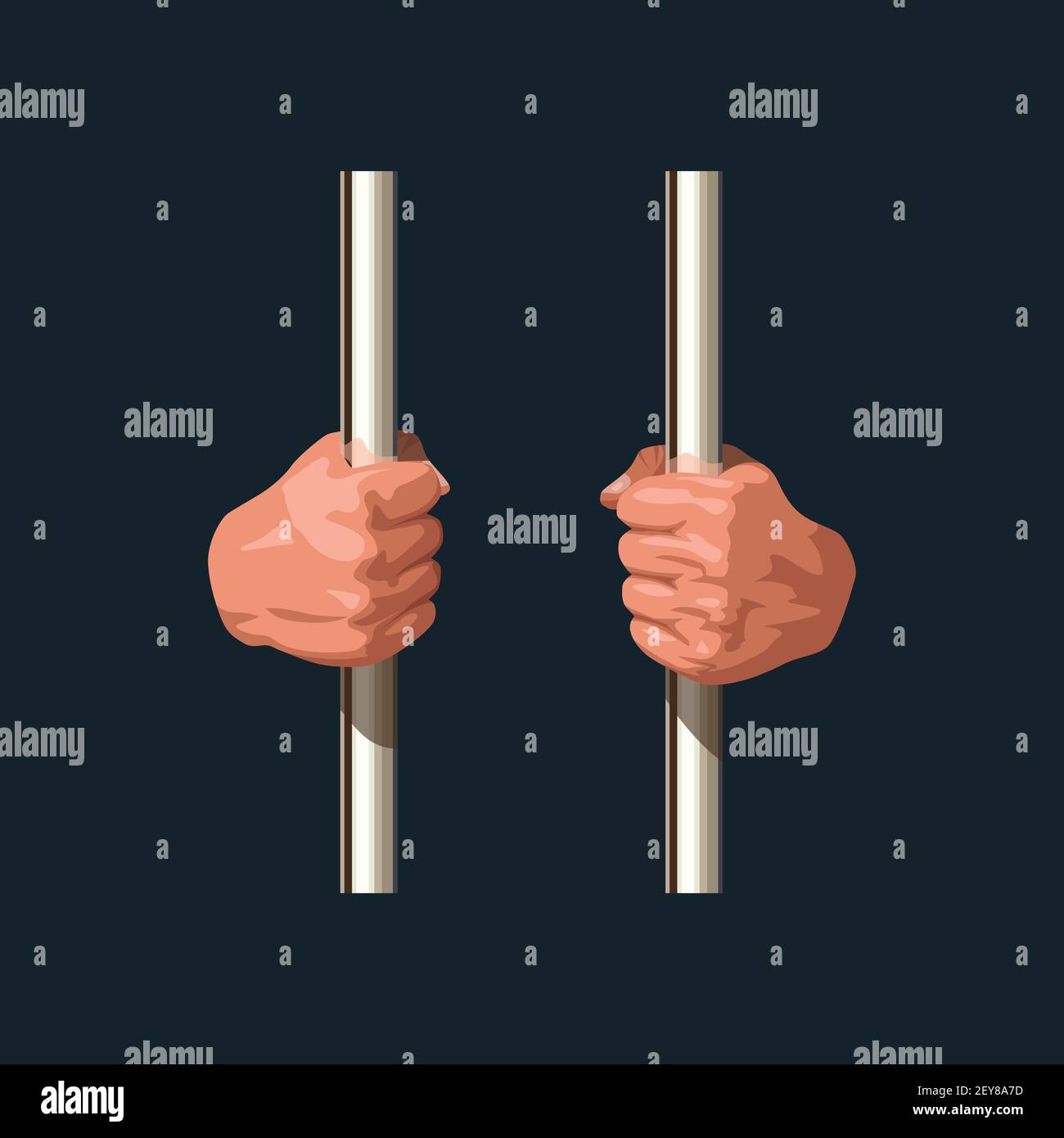 Dark cage Stock Vector Images - Alamy