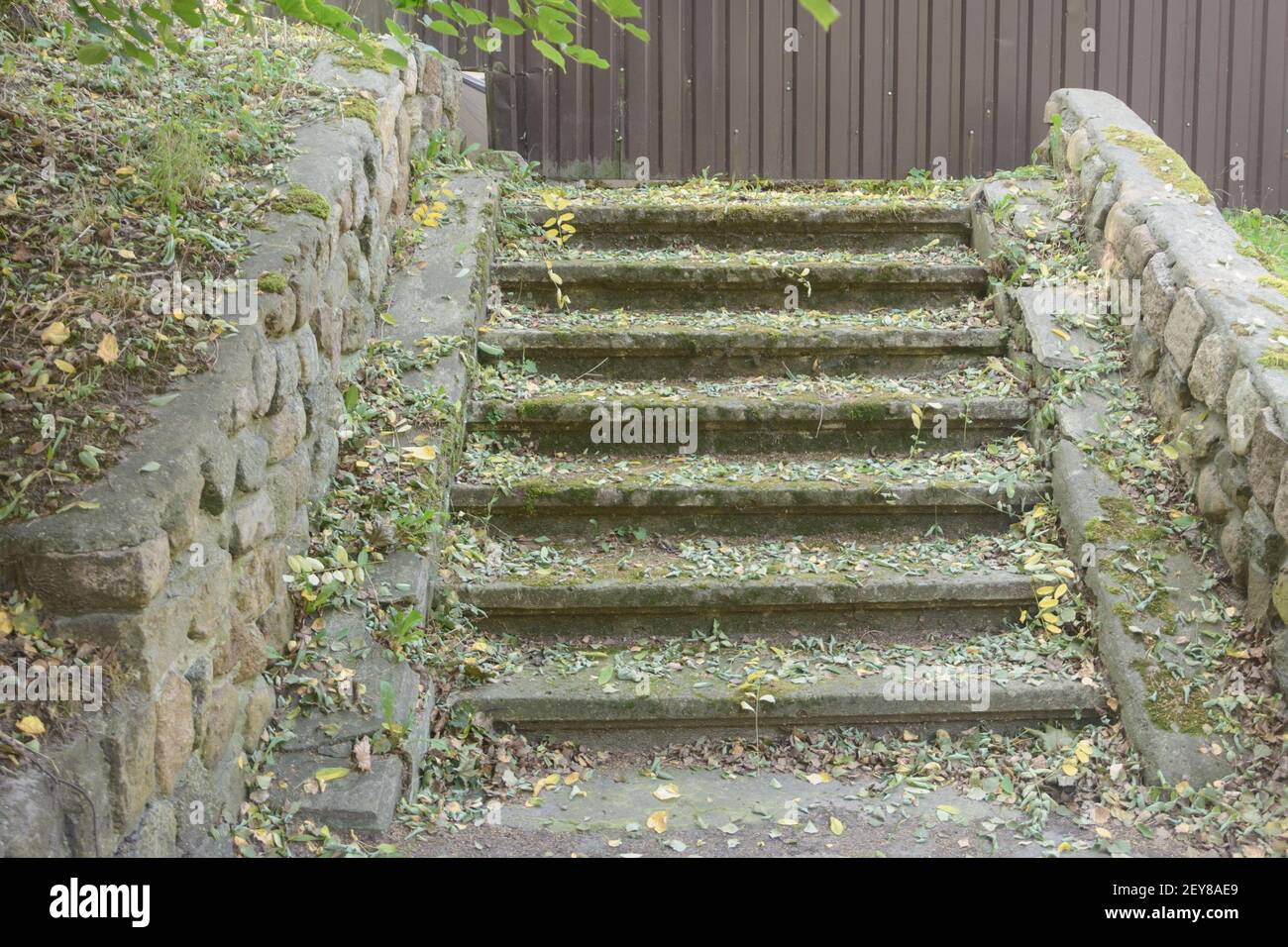 Old stone steps leading to dead end. Wrong path concept Stock Photo - Alamy