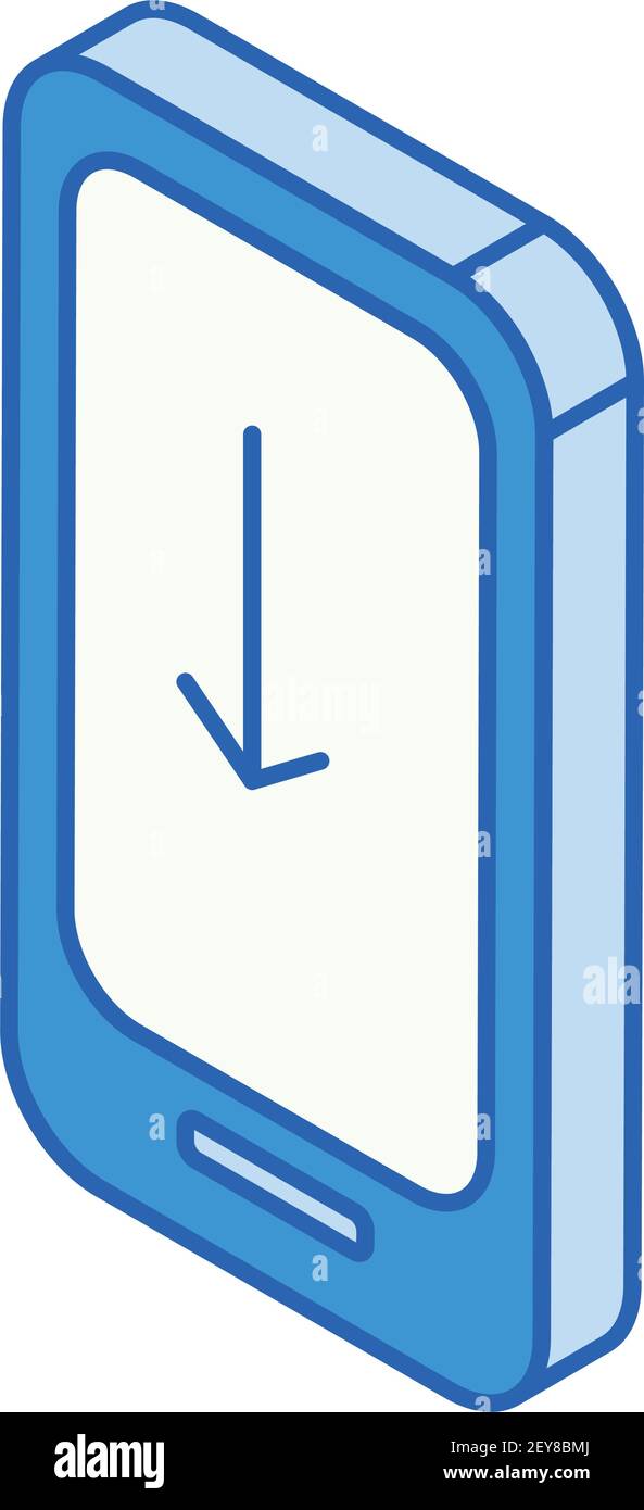 isometric smartphone icon Stock Vector Image & Art - Alamy