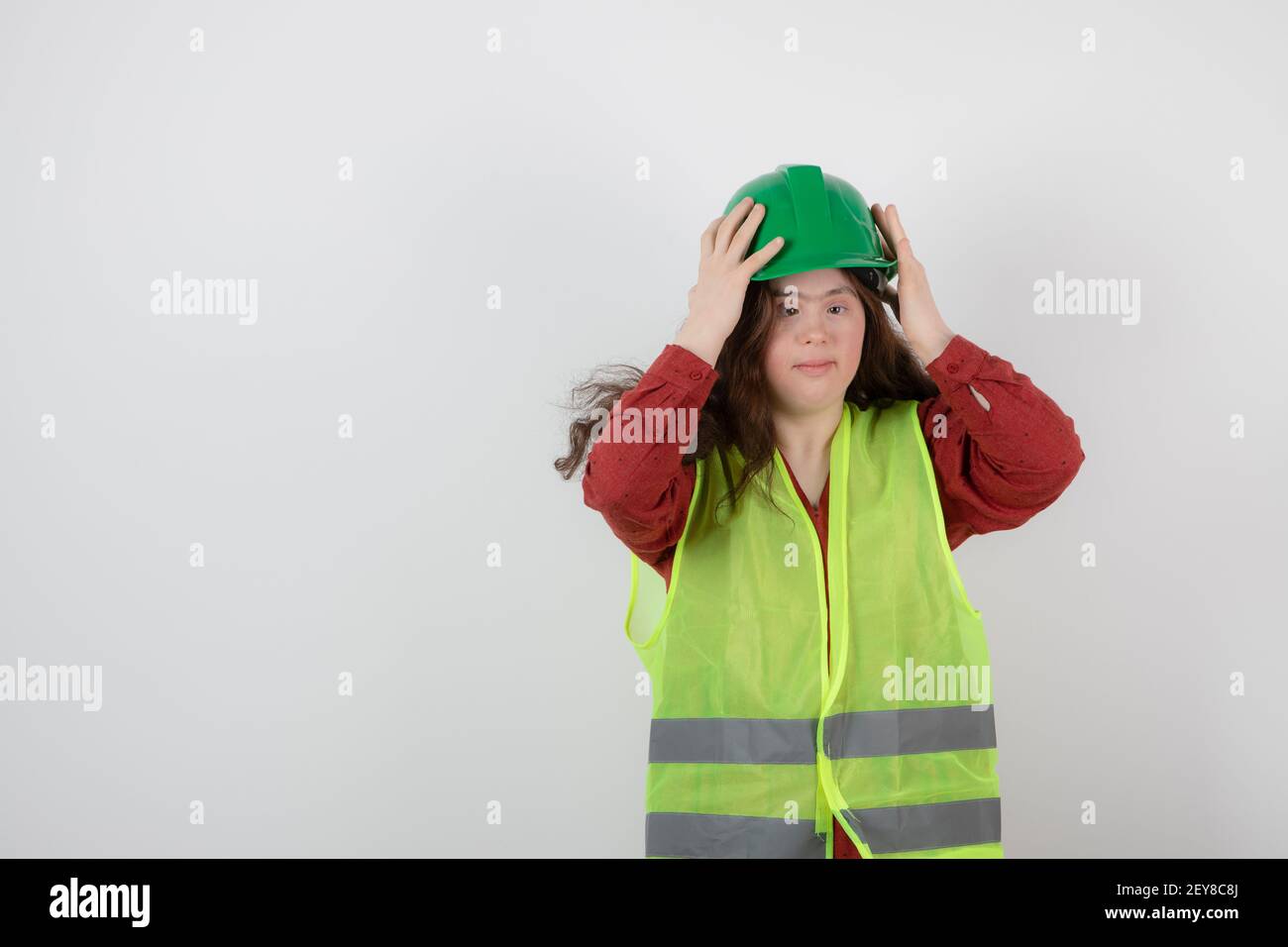 Female crash helmet hi-res stock photography and images - Alamy