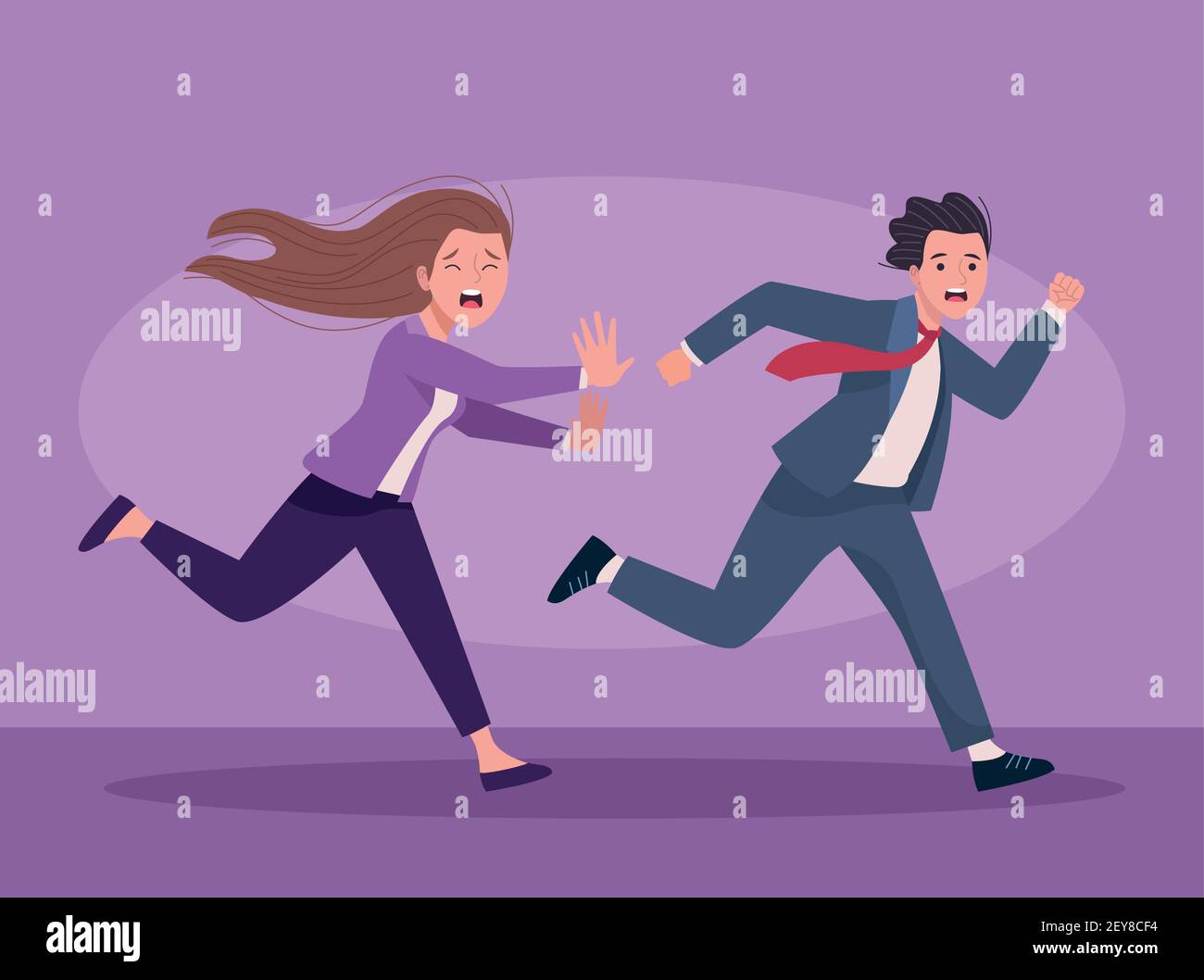 Run scream Stock Vector Images - Alamy
