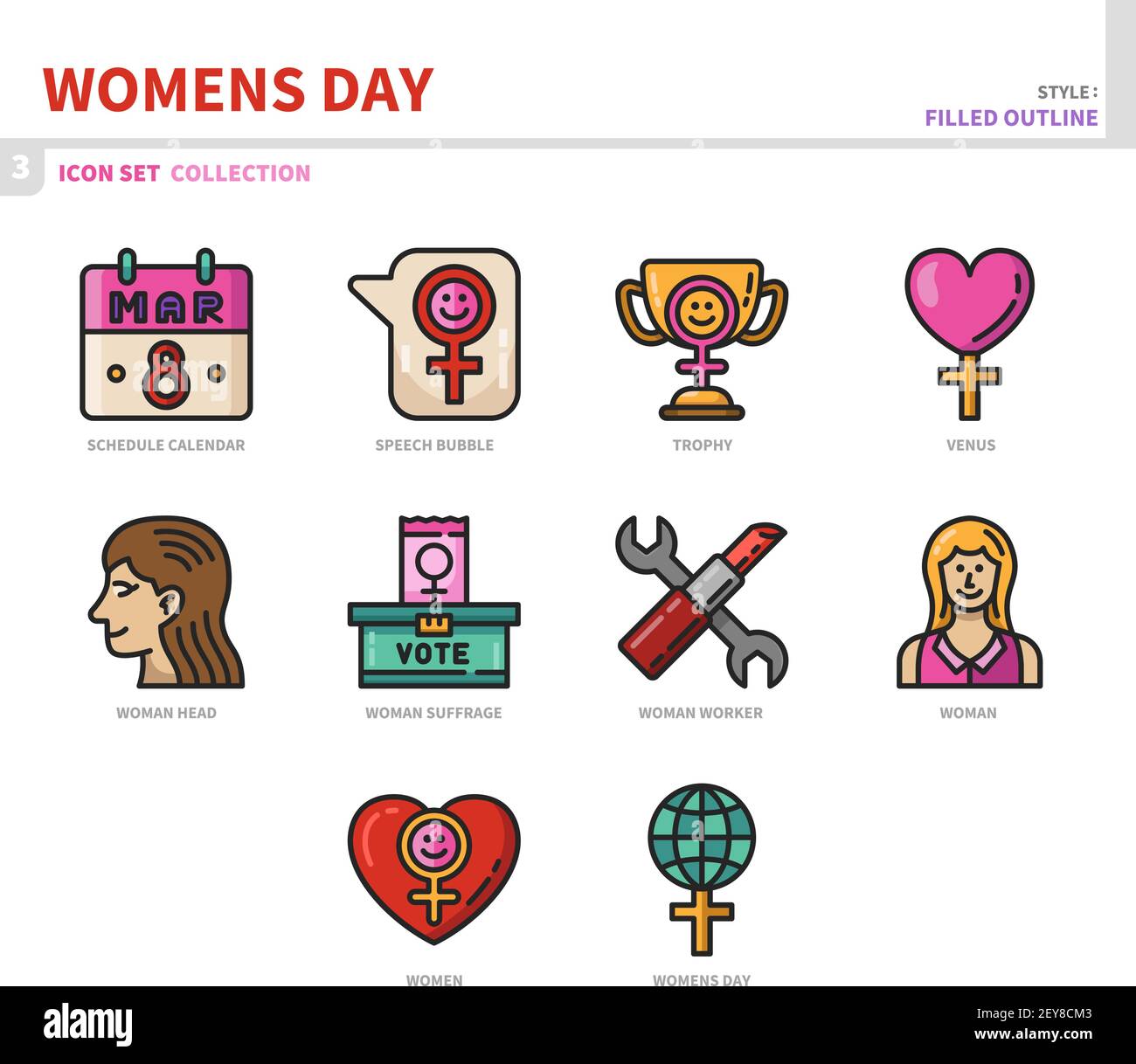 Woman female suffrage Stock Vector Images - Alamy