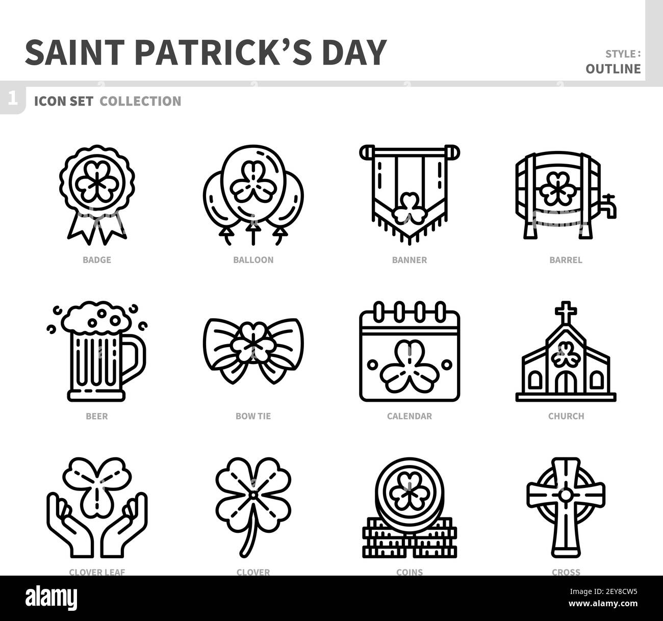 Saint patrick cross hi-res stock photography and images - Alamy