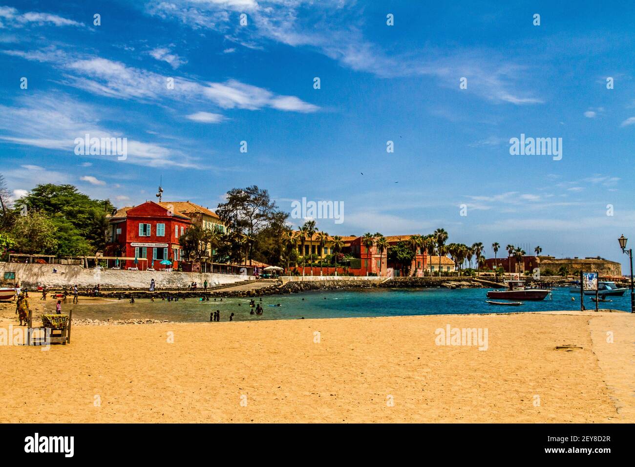 Senegal, Dakar, island of Goree, island of the slave trade. The island ...