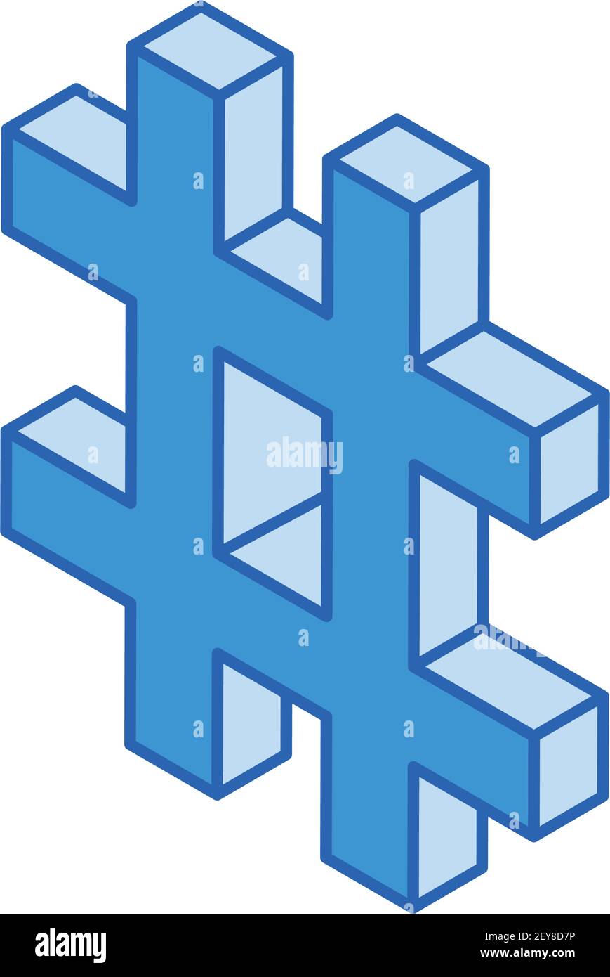 isometric numeral sign Stock Vector Image & Art - Alamy