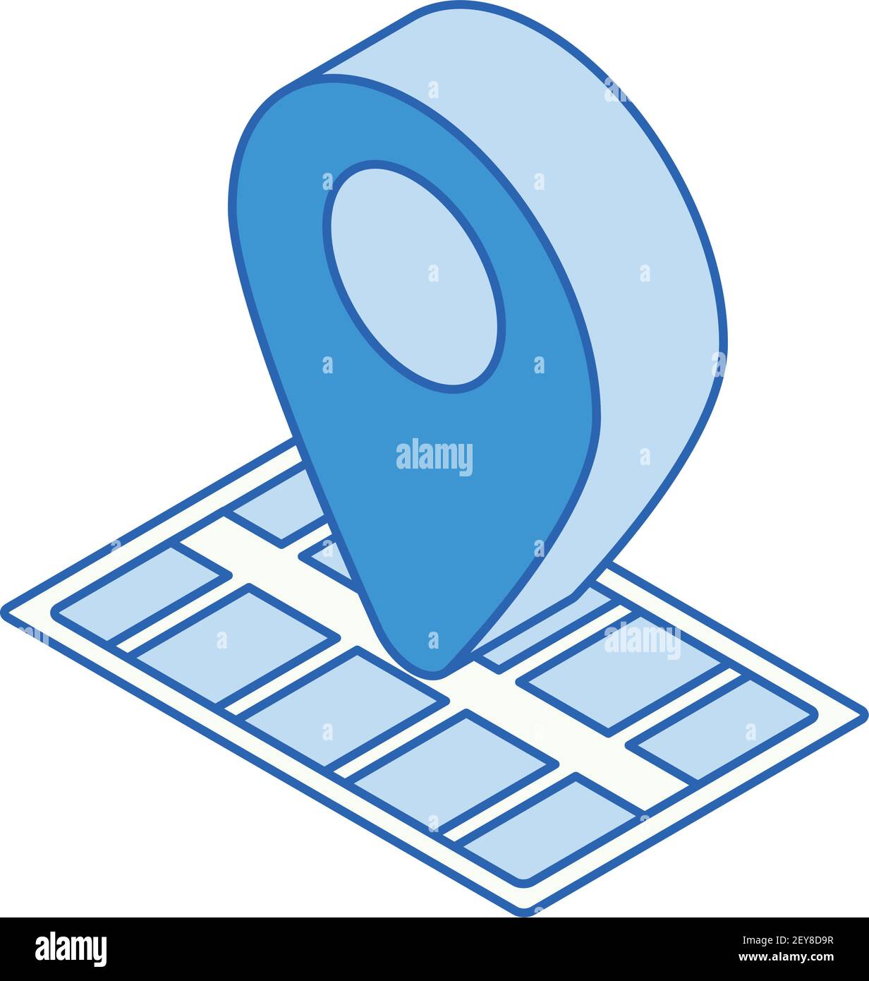 isometric pin location Stock Vector Image & Art - Alamy