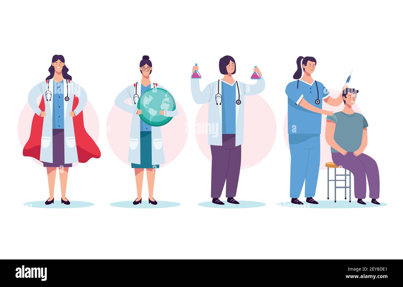 Healthcare professionals with patient Cut Out Stock Images & Pictures ...