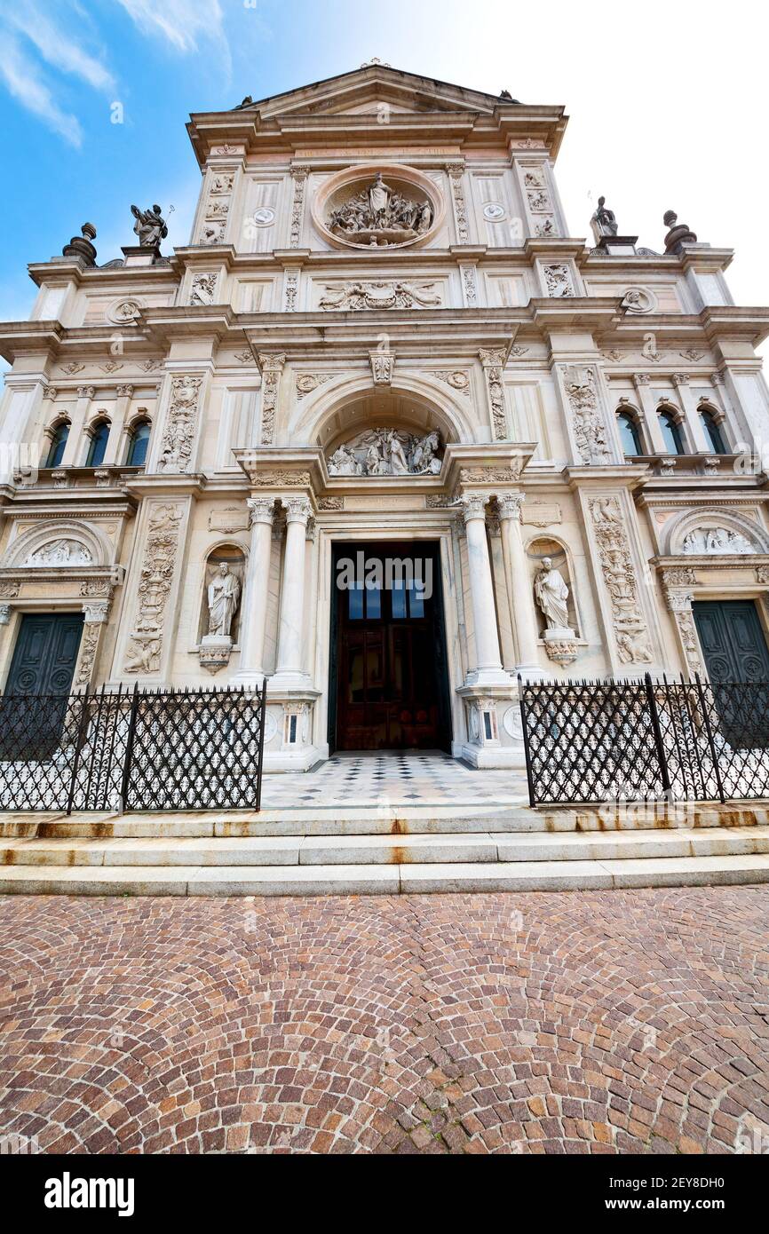 Exterior old architecture in italy religion and sunlight Stock Photo ...