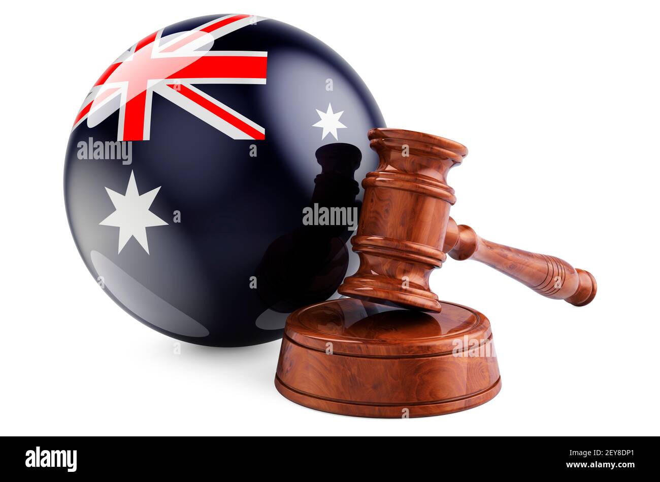 Australian law justice concept 3d hi-res stock photography and images ...
