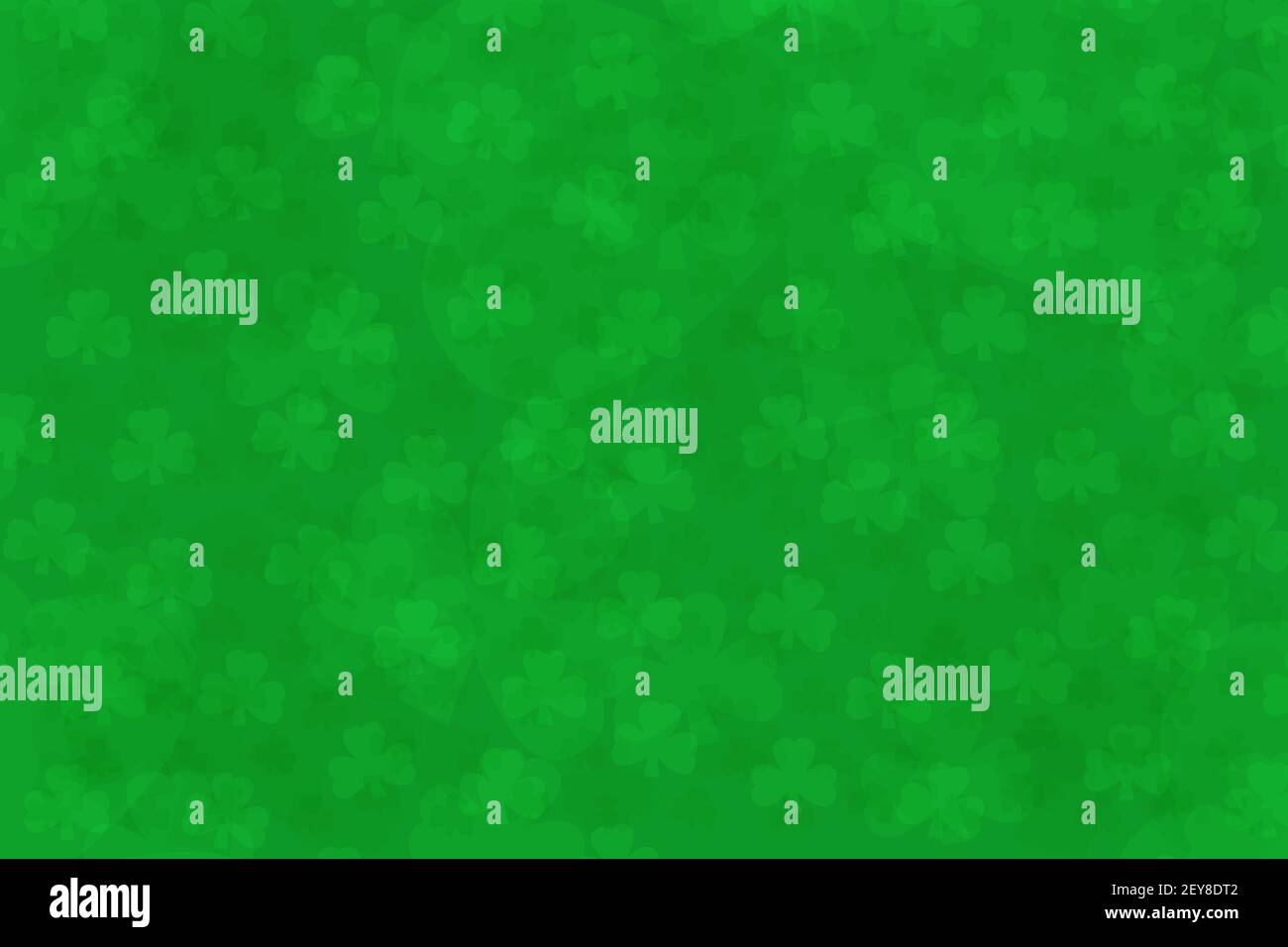 light green clover shamrock background with st patricks day text ...