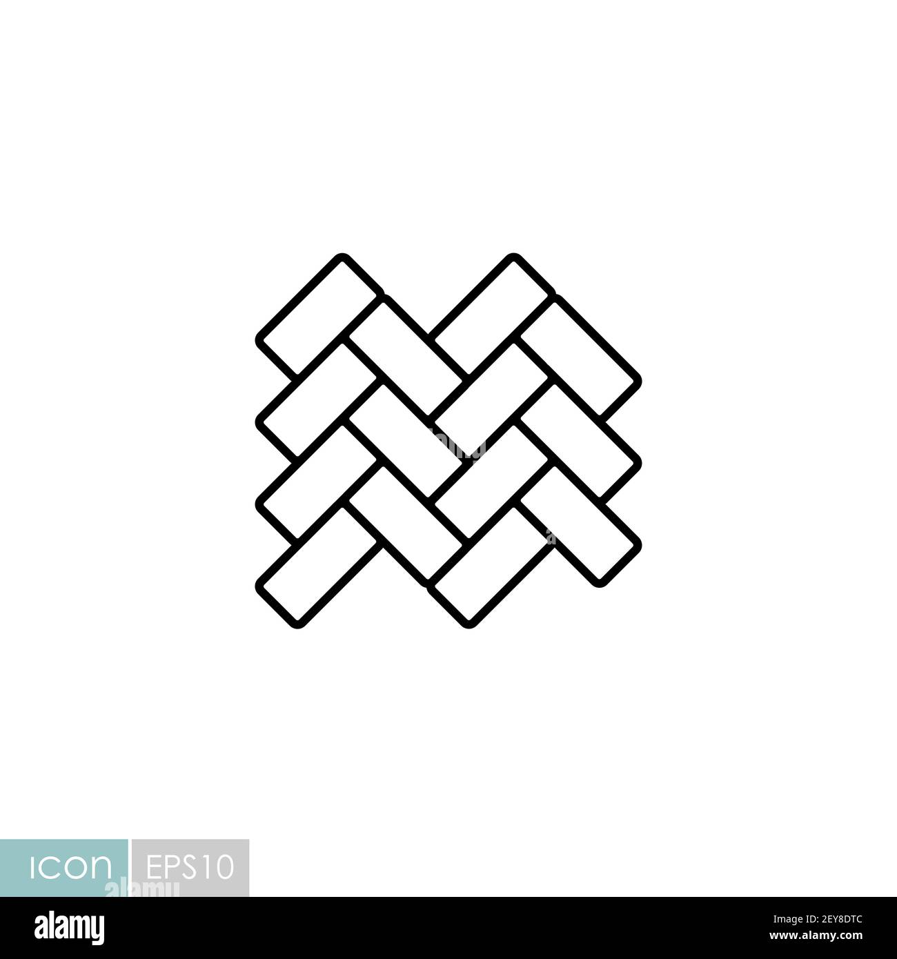 Parquet floor vector flat icon. Construction, repair and building ...