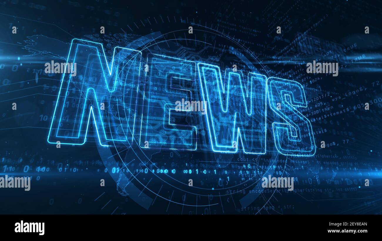 News concept, communication media, broadcast and global breaking ...