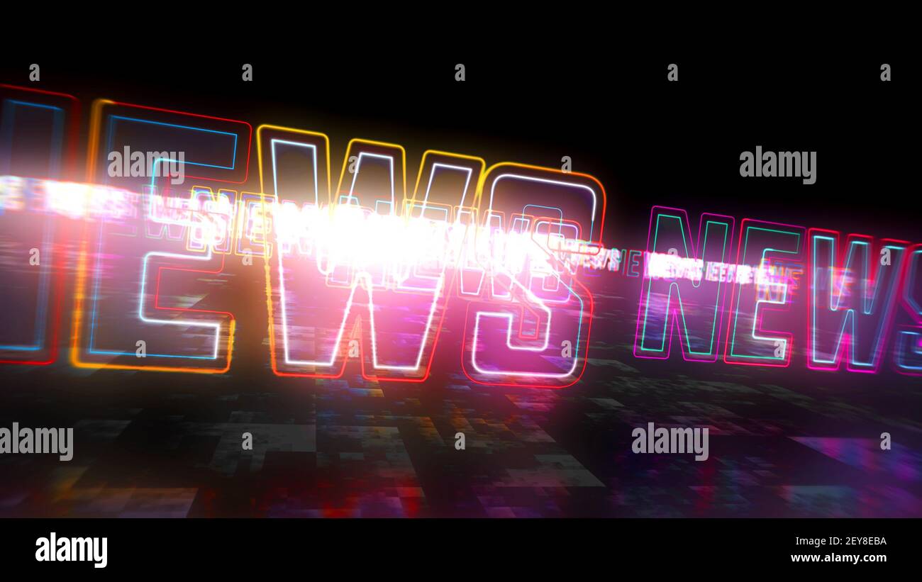 News concept, communication media, broadcast and global breaking ...