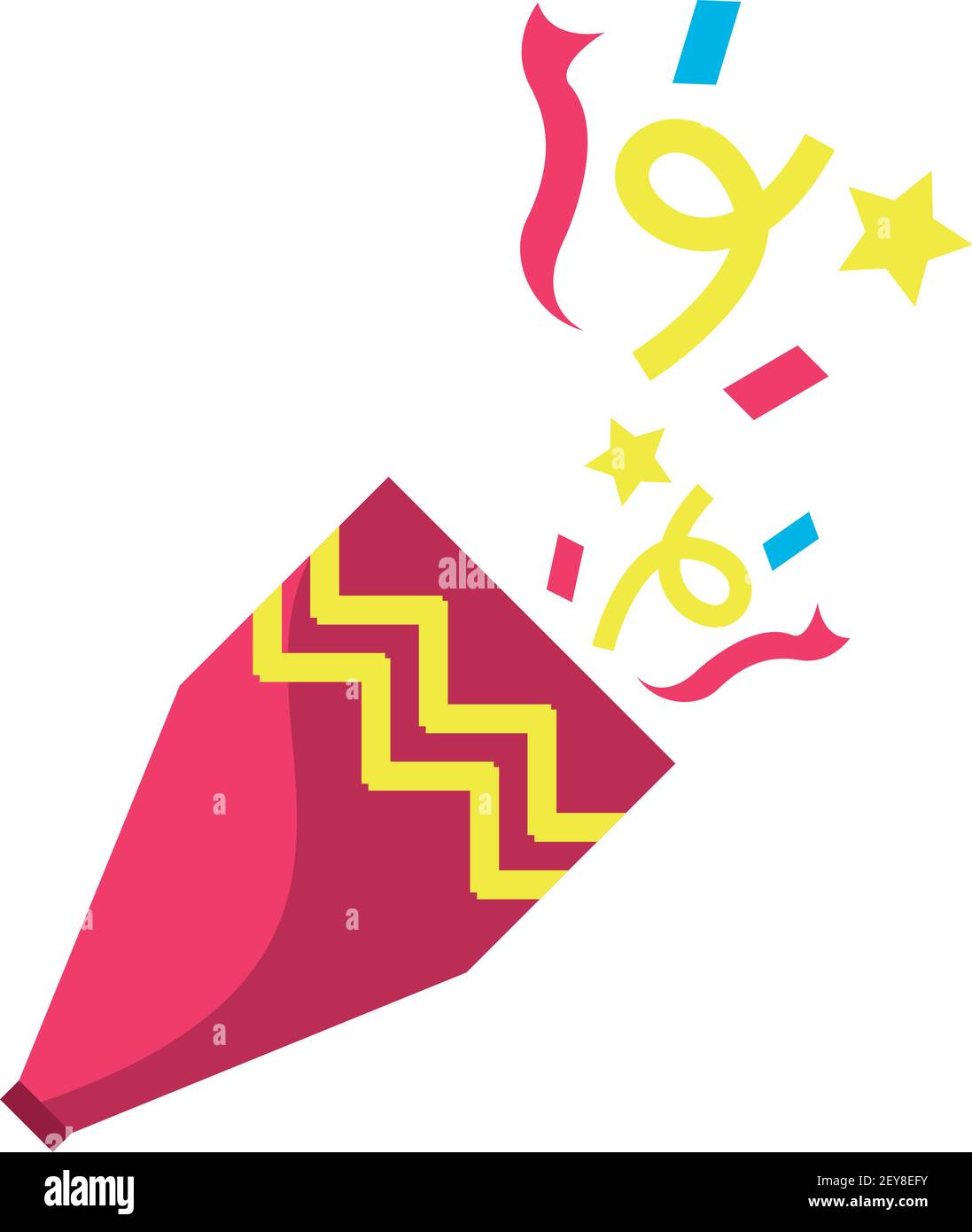 cornet and confetti Stock Vector Image & Art - Alamy