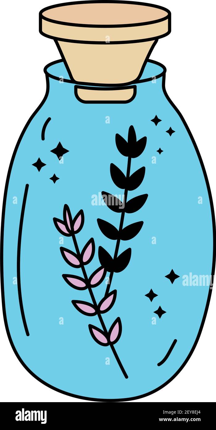spell magic bottle Stock Vector Image & Art - Alamy