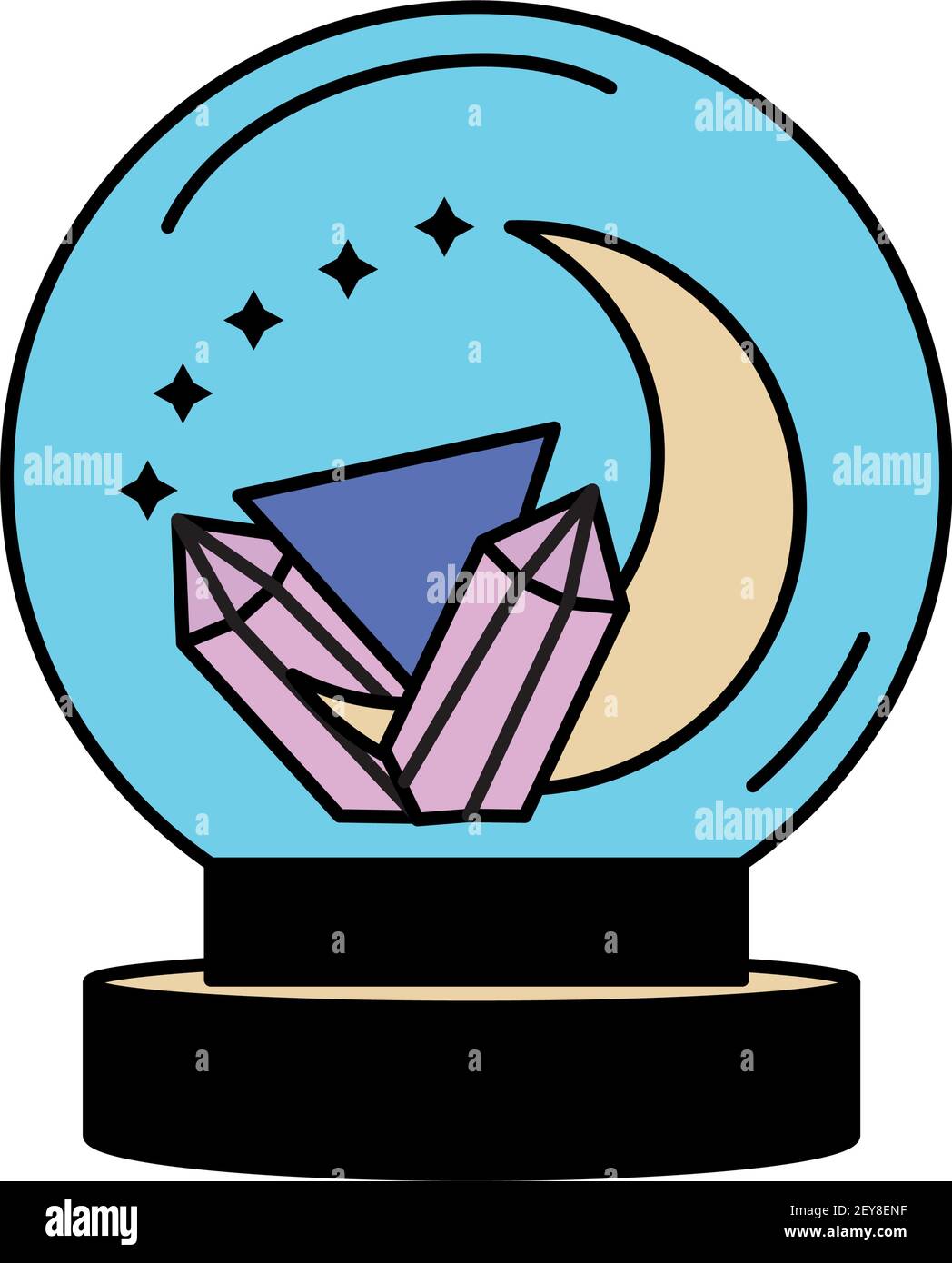 magic sphere esoteric Stock Vector Image & Art - Alamy