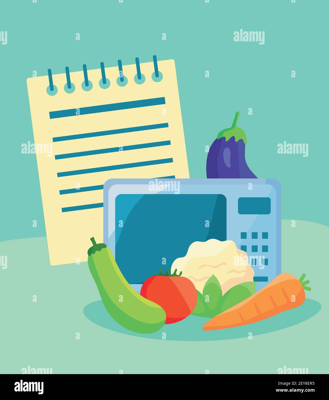 Microwave recipe Stock Vector Images - Alamy