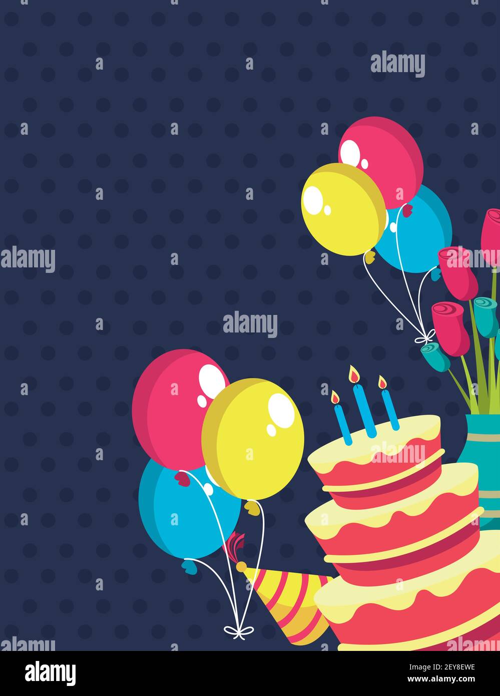 birthday party icons Stock Vector Image & Art - Alamy