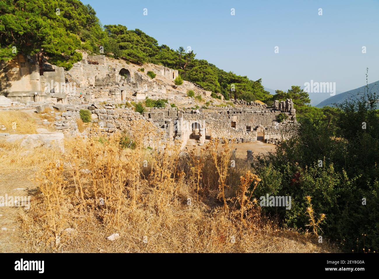 Ruins stone and theatre old temple Stock Photo - Alamy