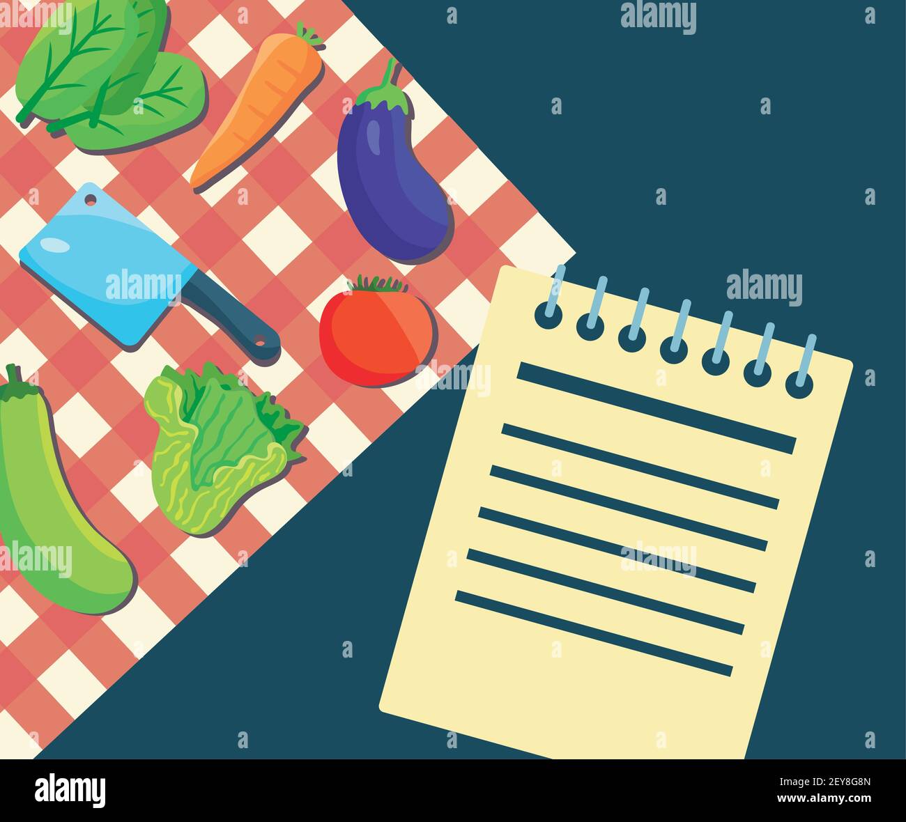 vegetables and recipe Stock Vector Image & Art - Alamy
