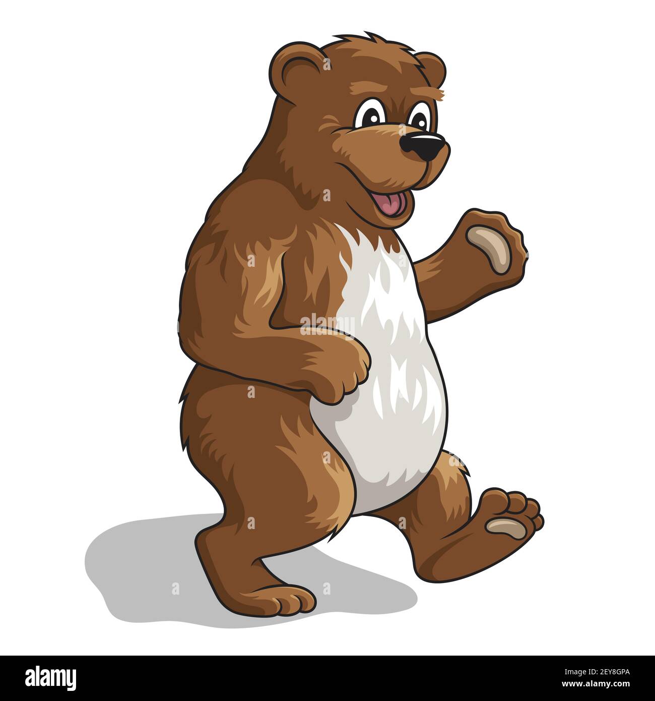 Bear illustration vintage Stock Vector Images - Alamy
