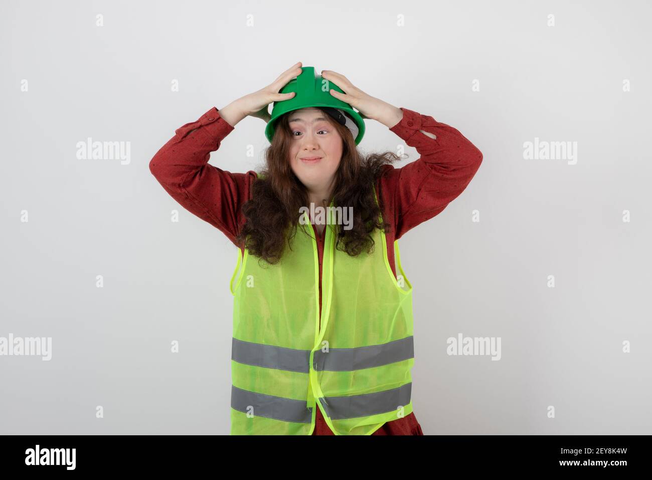 Wearing a crash helmet hi-res stock photography and images - Alamy