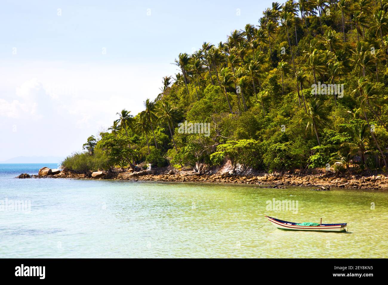 Asia in bay the koh phangan china sea Stock Photo - Alamy