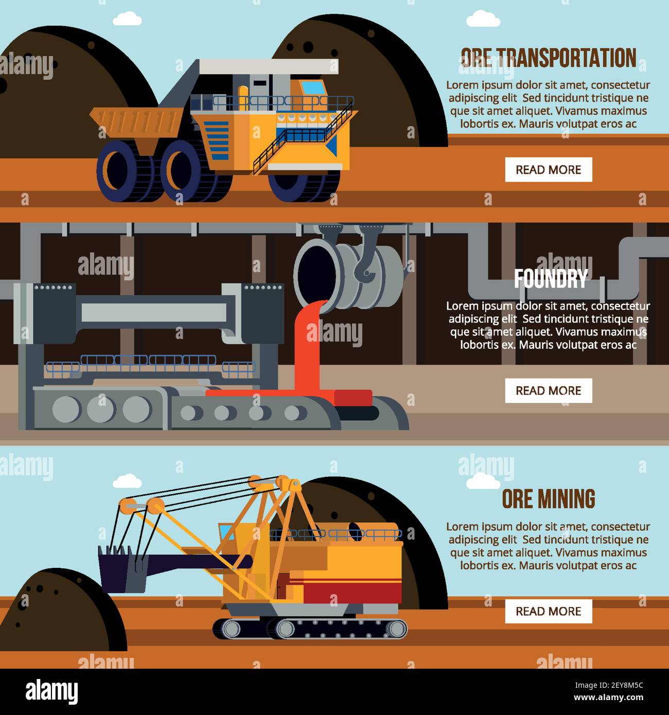 Heavy machine shop Stock Vector Images - Alamy