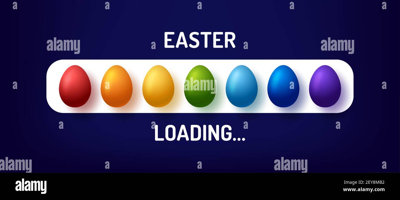 Easter is loading Stock Vector Images - Alamy