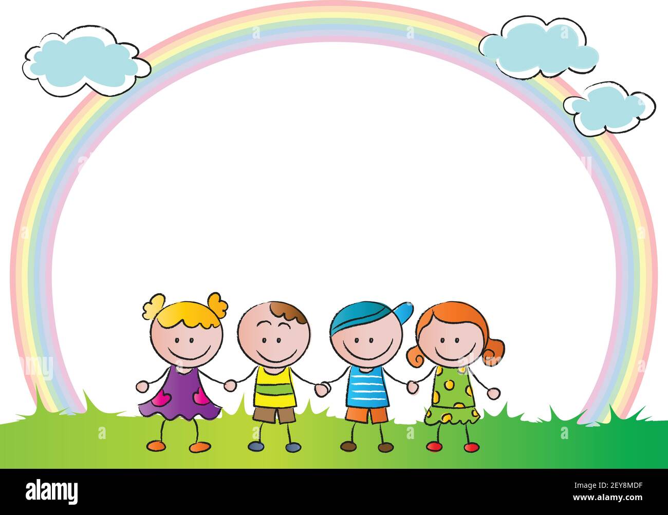 Children Border Vector
