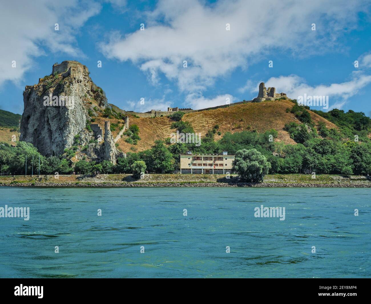 DEVIN, SLOVAKIA - JUNE 10, 2020: Ruins of Devin Castle with Maiden ...