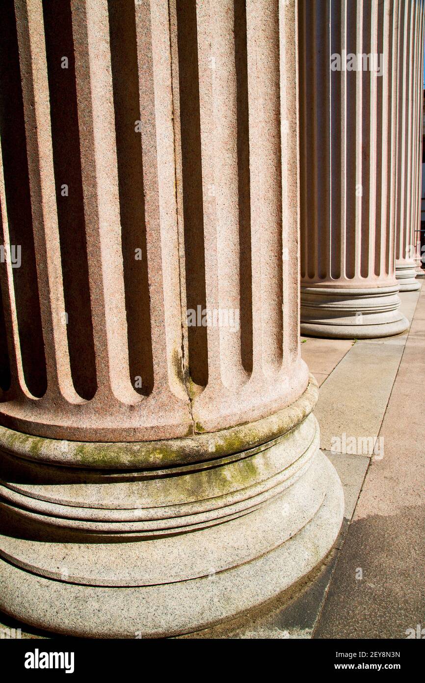 Abstract old column in the country of Stock Photo - Alamy